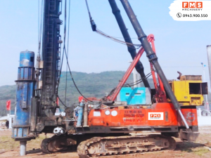 Cho thuê máy đóng cọc DH608 giá rẻ nhất của Nippon Sharyo